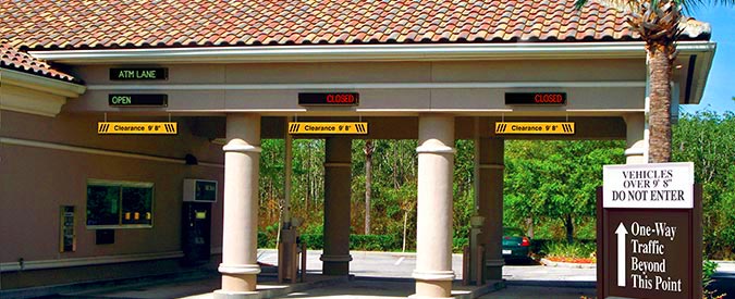 Clearance Signs | Aluminum Hanging Clearance Signs | Illuminated Low ...