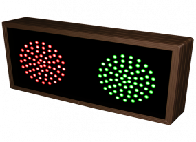 Indicator Dots, Double, Horizontal, 4 in dia, Red - Green (10893 ...