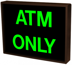 ATM ONLY (25937) | ATM | Bank Signs | Directional Systems