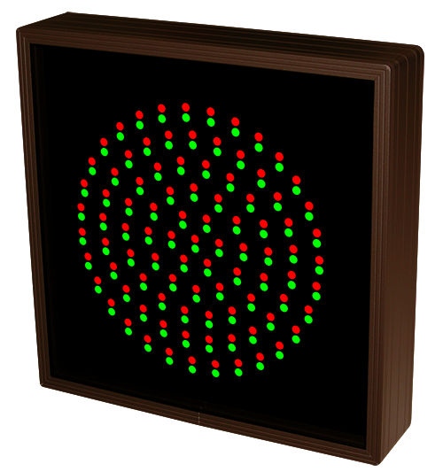 Indicator Dot, Single, 8 in dia, Red - Green (120-277 VAC) (31755 ...