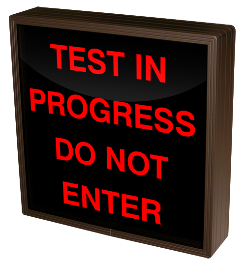 TEST IN PROGRESS DO NOT ENTER (38670) | In Use and Safety | Hospital ...