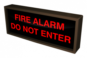 FIRE ALARM DO NOT ENTER (120-277 VAC) (38693) | Directional Systems